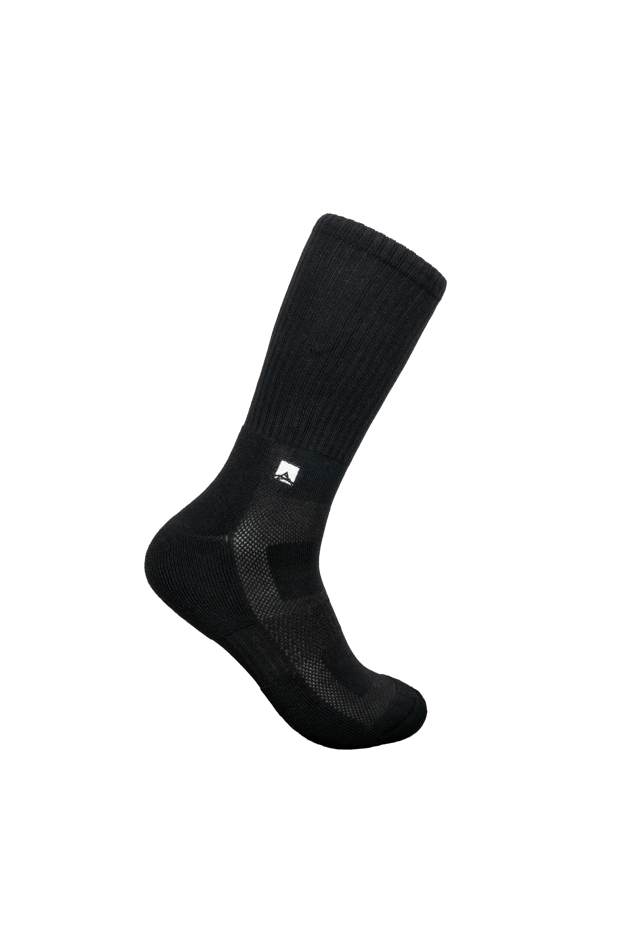 Classic Calf Height Black Socks - Terra Arma